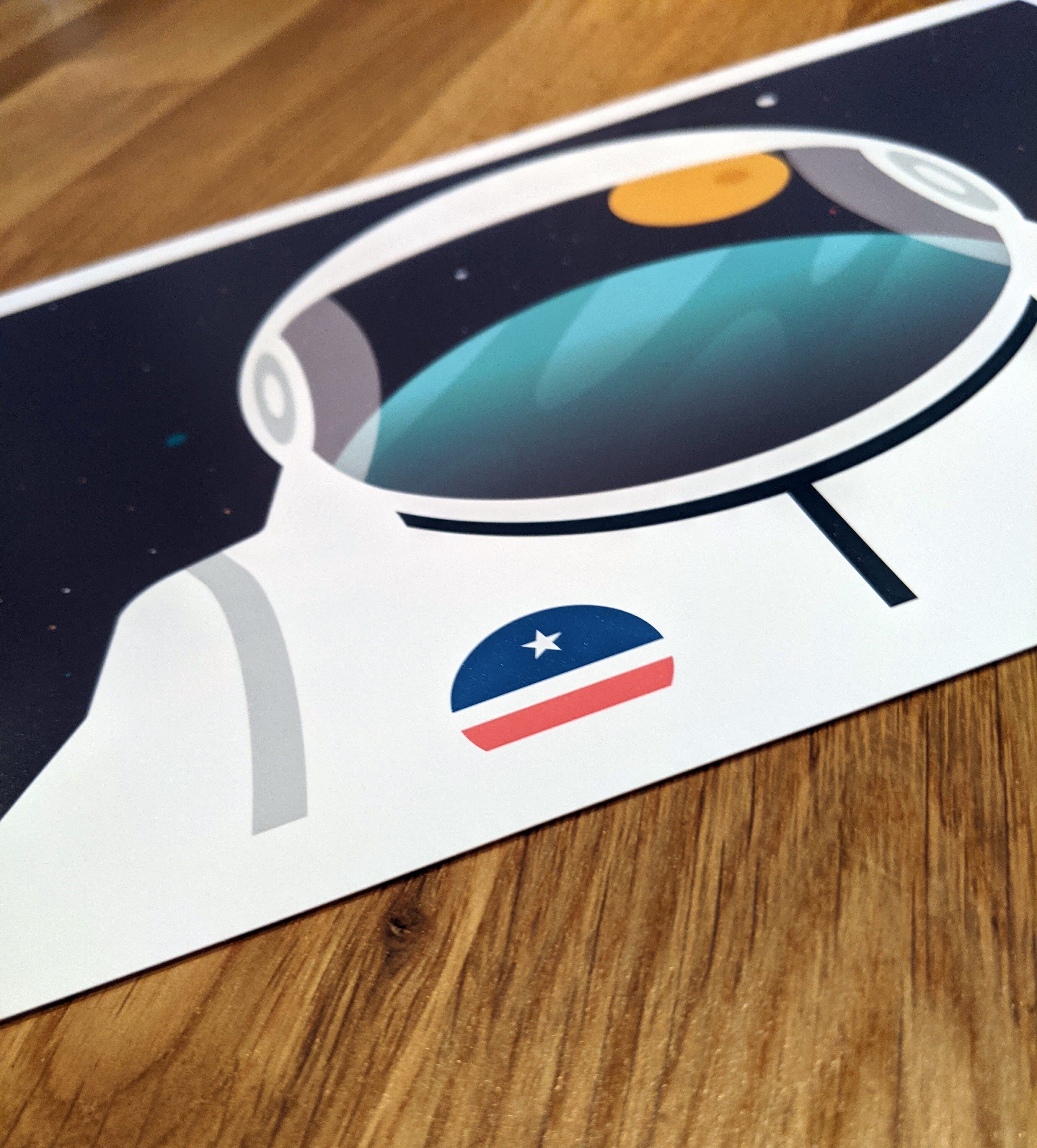 Space Minimal Art Print - Etsy