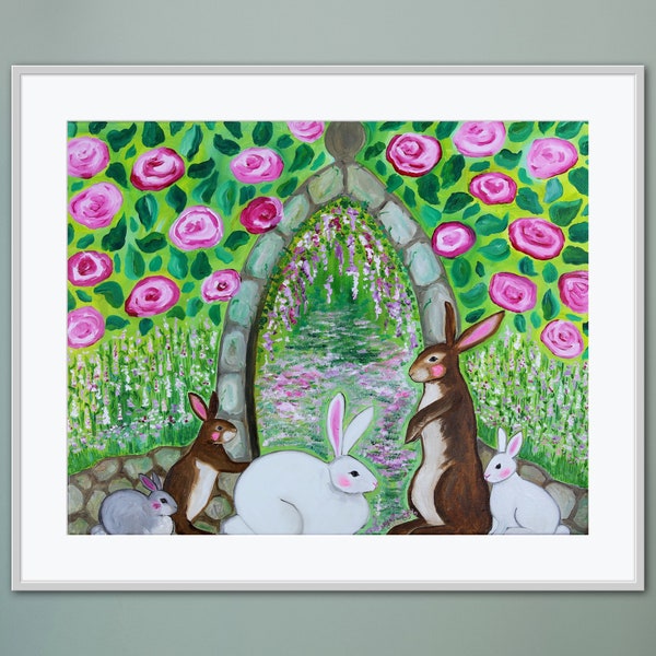 Whimsical Rabbit - Etsy