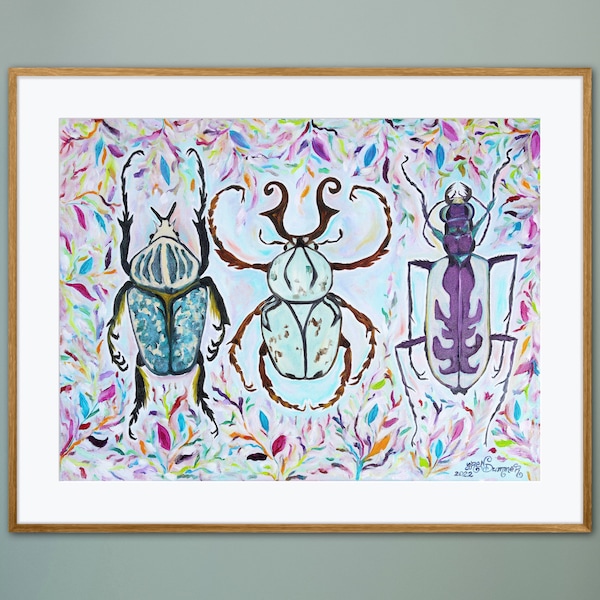 Bug Art Print - Etsy