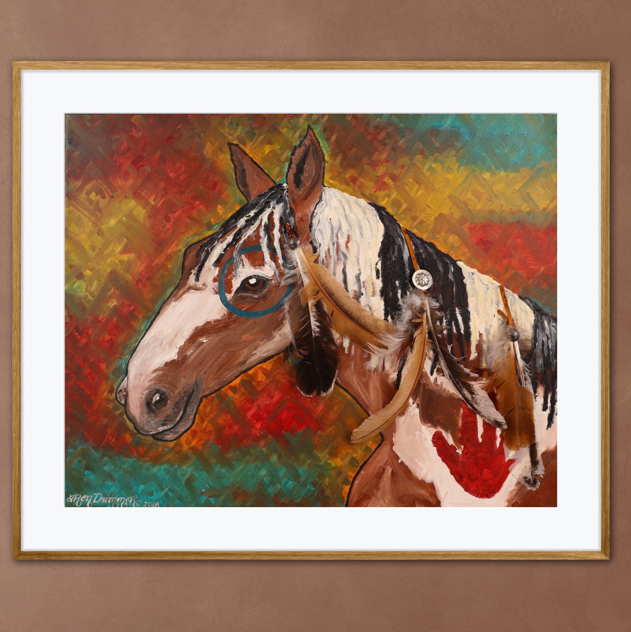Native American Horse Paintings