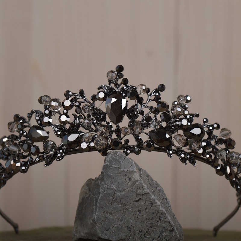 Black Tiara - Etsy