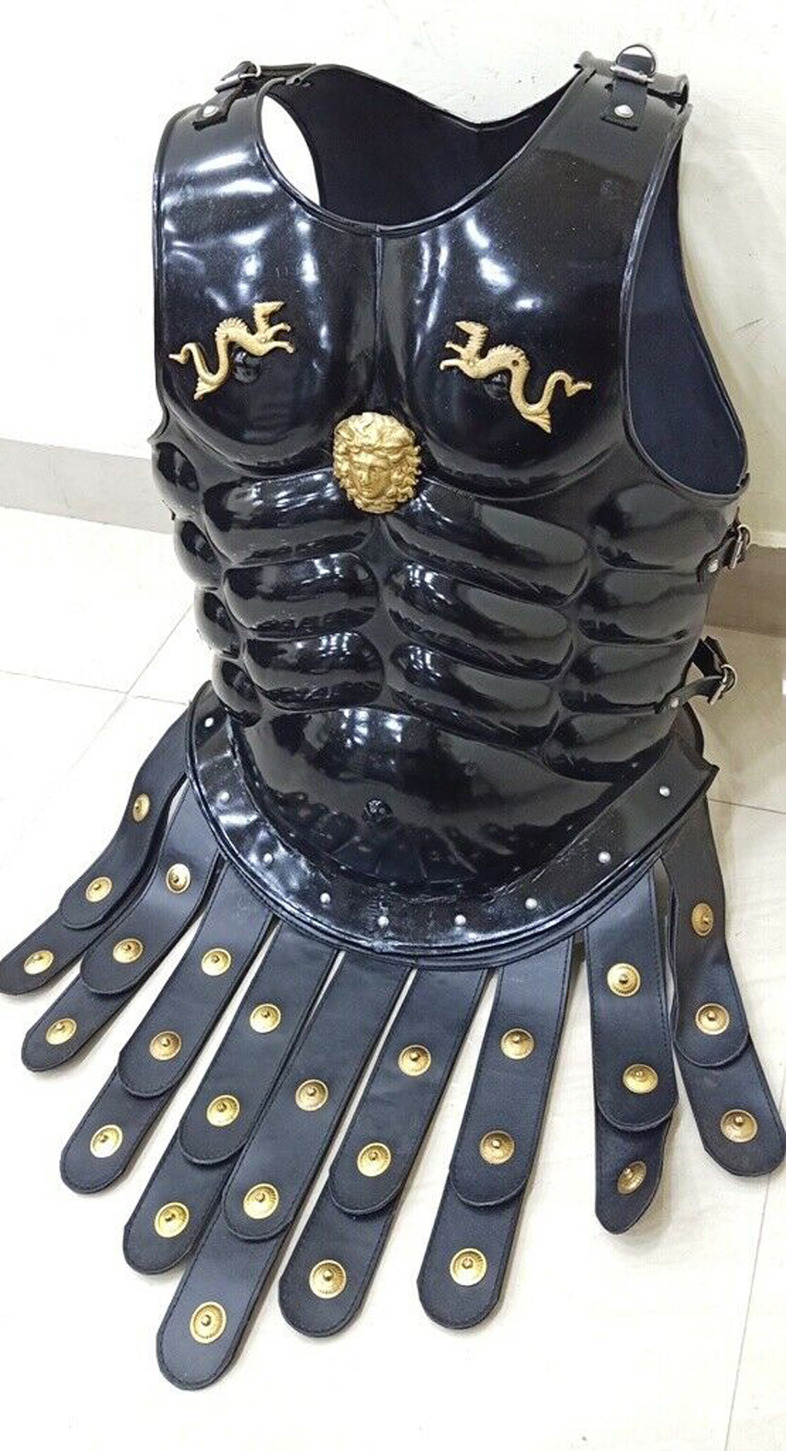 Roman Muscle Medieval Armor Suit Jacket With Leather Belt - Etsy