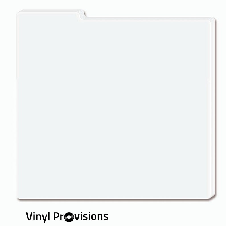 White Plastic Record Dividers for 12 Vinyl 33 RPM - Etsy