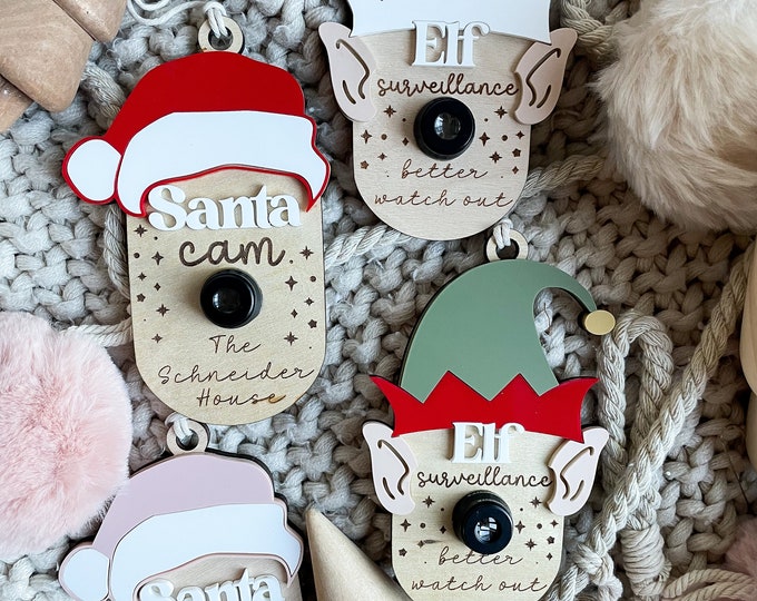 Christmas Cam Santa Cam Elf Surveillance Santa Camera Christmas Magic ...