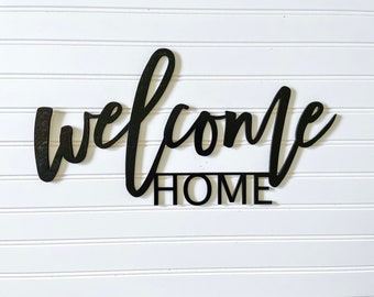 Welcome Entry Sign | Etsy
