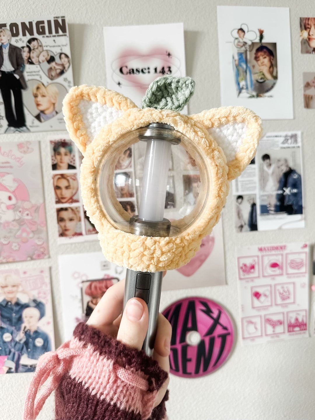 ENHYPEN Jungwon Mango Chamber 5 Cat Light Stick Cover Kpop - Etsy