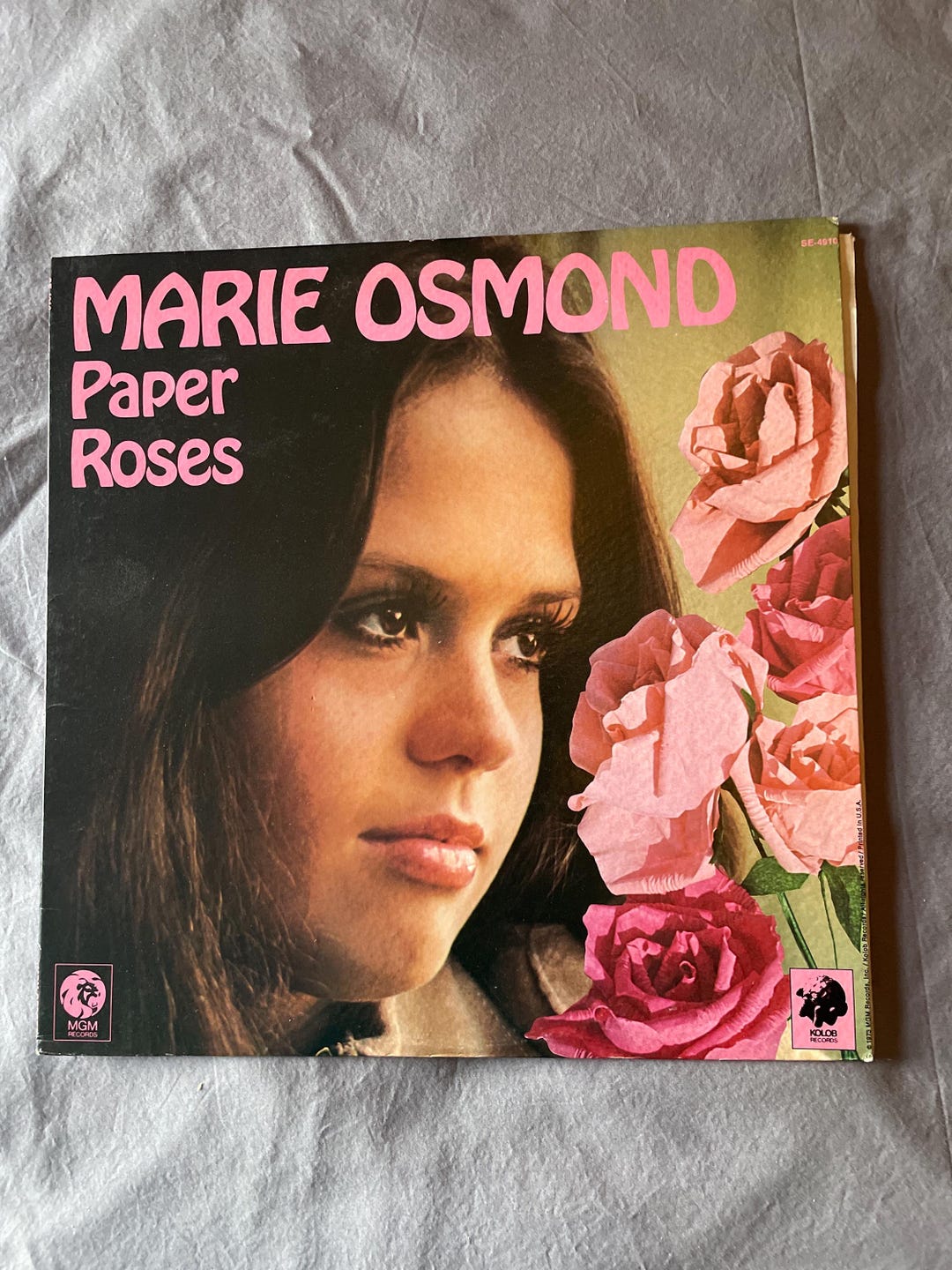 Marie Osmond Paper Roses Vinyl Record Album! MGM Records 1973 - Etsy