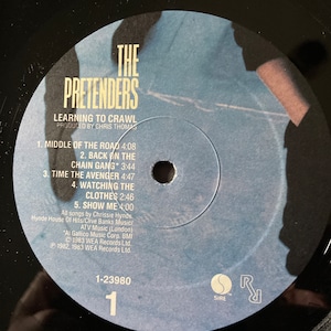The Pretenders Learning to Crawl Vinyl Record Album. 1-23980 1984 - Etsy