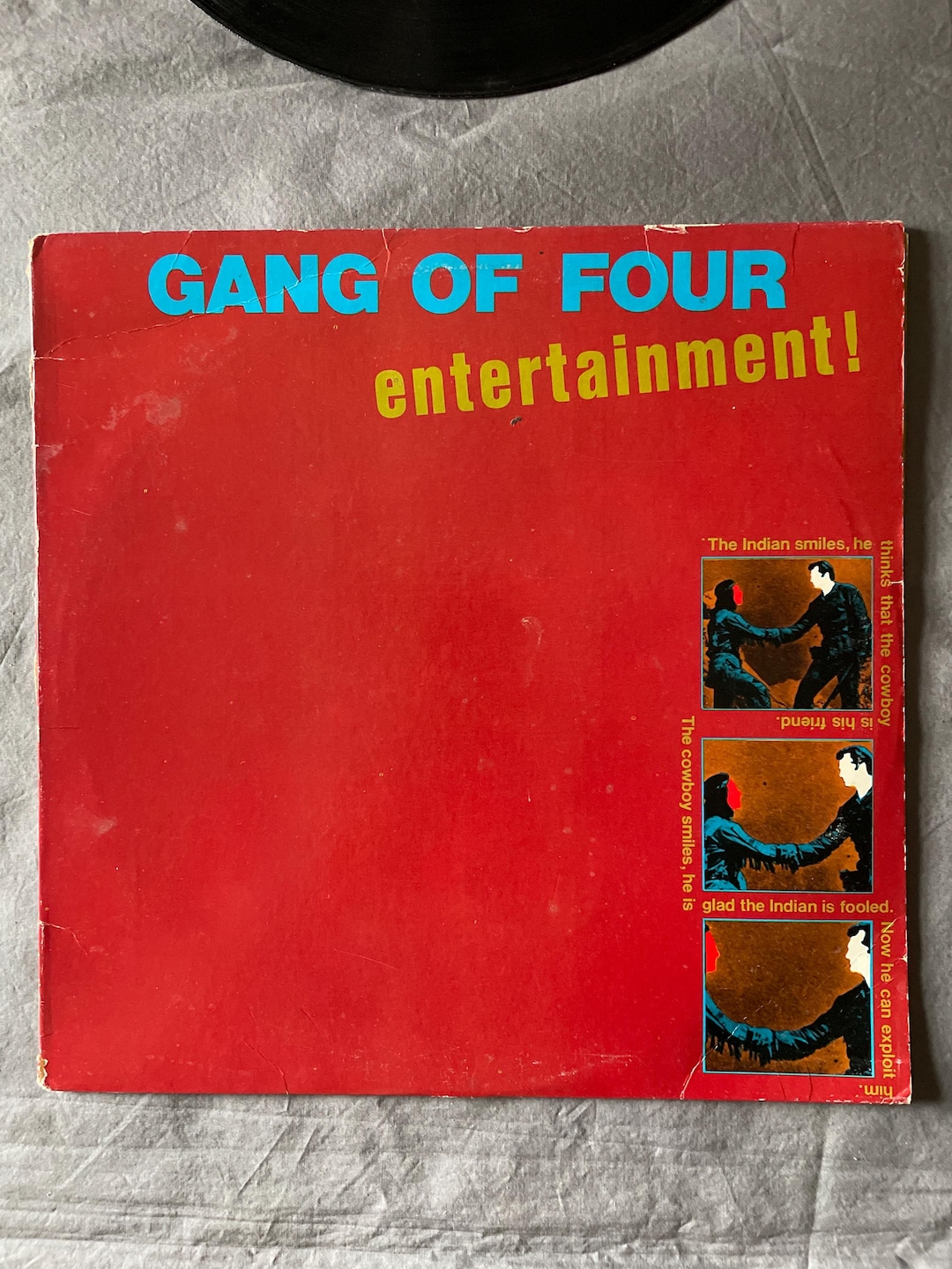 Gang of Four Entertainment Vinyl Record Album! Rare Find! Warner ...