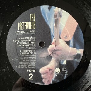 The Pretenders Learning to Crawl Vinyl Record Album. 1-23980 1984 - Etsy
