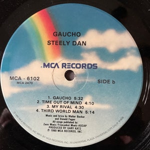 Steely Dan Gaucho Vinyl Record Album MCA Records 1980 - Etsy