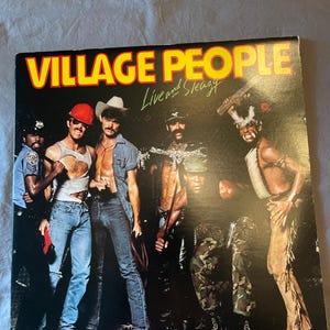 Village People Live and Sleazy Double Album Vinyl Record Album! Rare ...