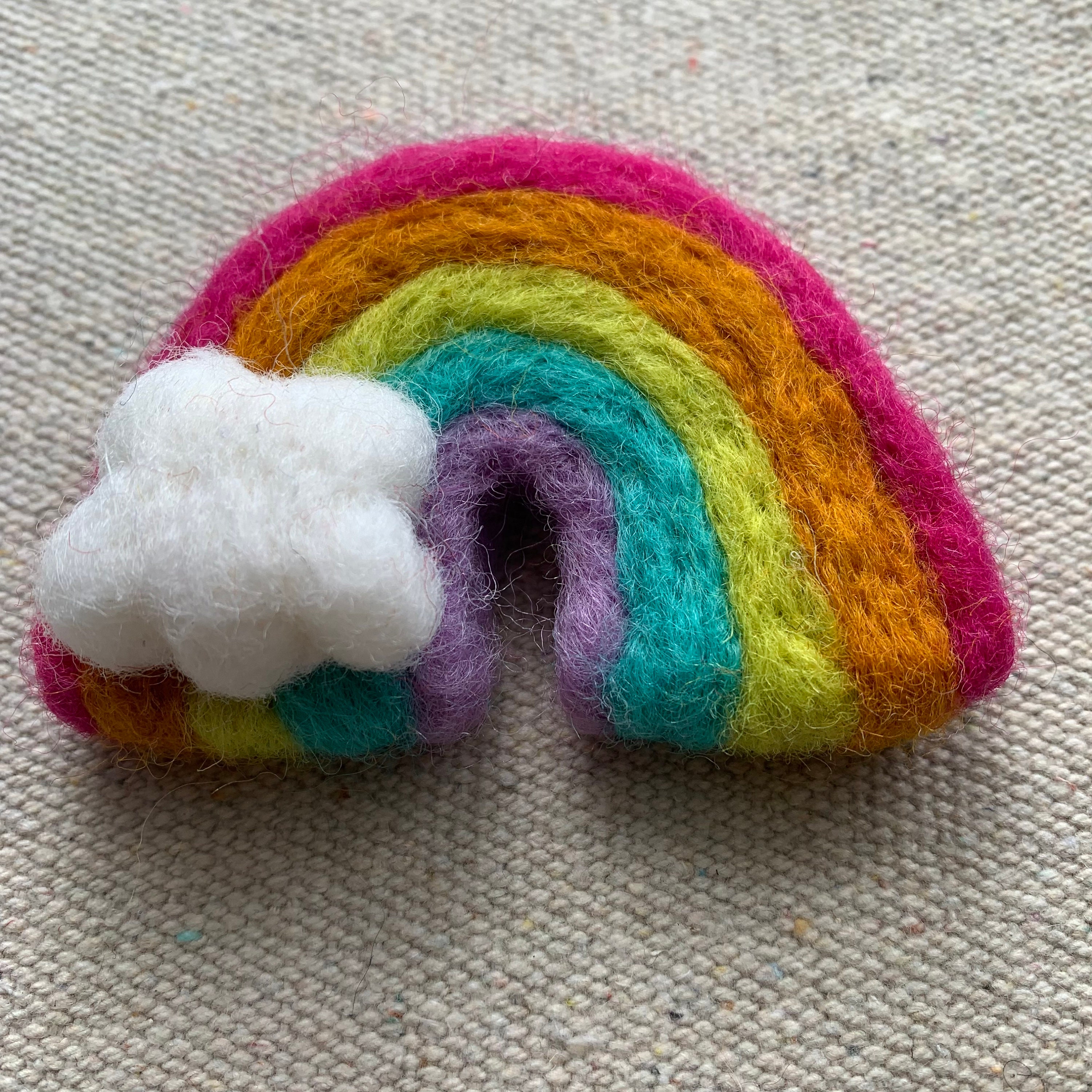 1 Bright Felt Rainbow Rainbow Felt Over The Rainbow | Etsy