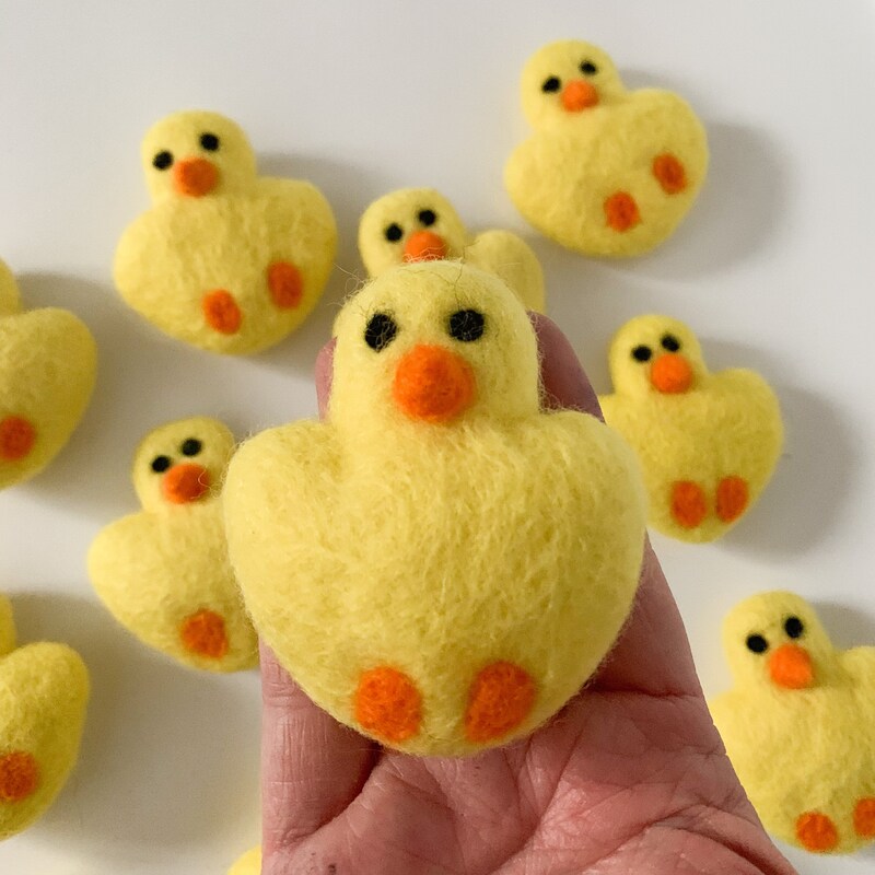 Needle Felted Chick - Etsy