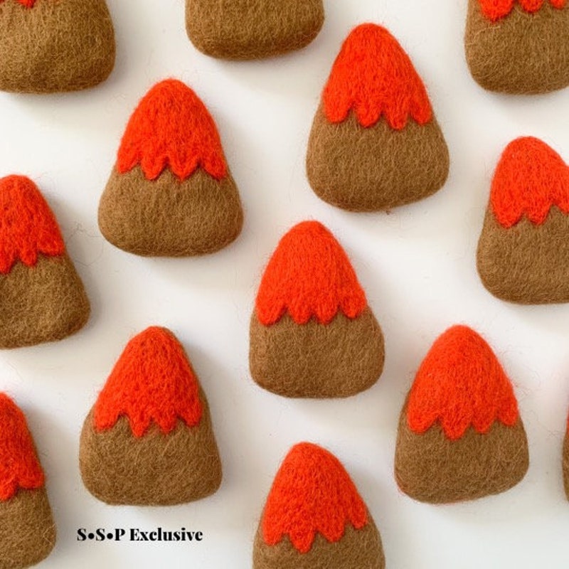 Montessori Volcano - Etsy