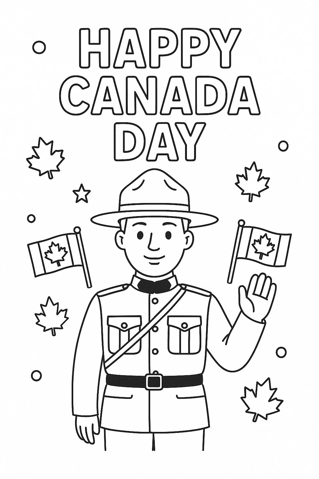Canada Day Colouring Sheets Set of 5 | Preschool, Montessori, Reggio ...