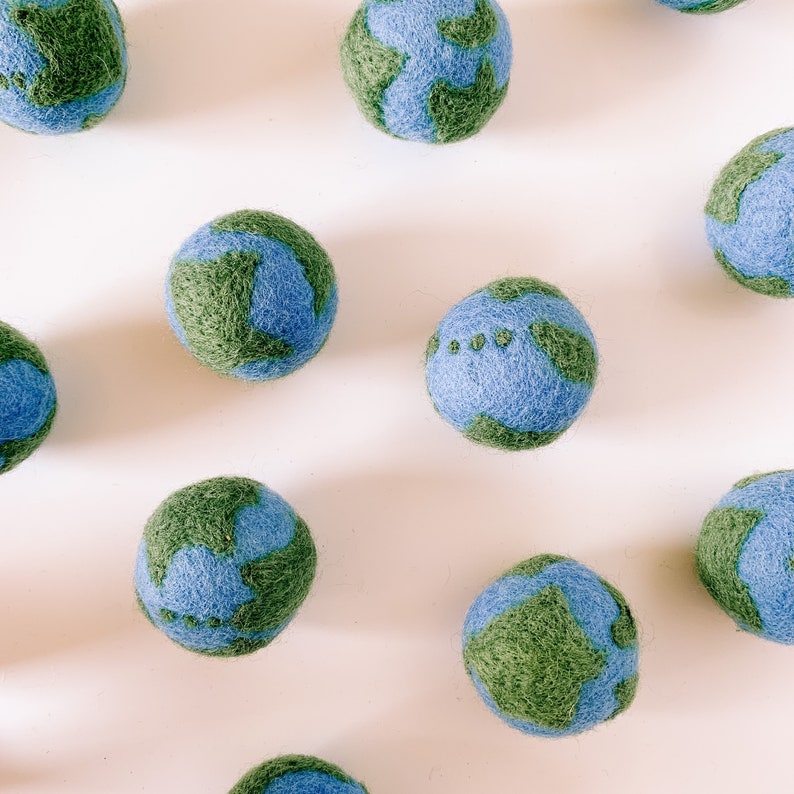 1 Felt World Earth Globe Earth Day Earth World Planet - Etsy