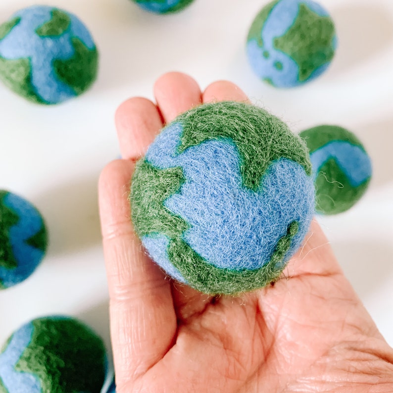1 Felt World Earth Globe Earth Day Earth World Planet - Etsy