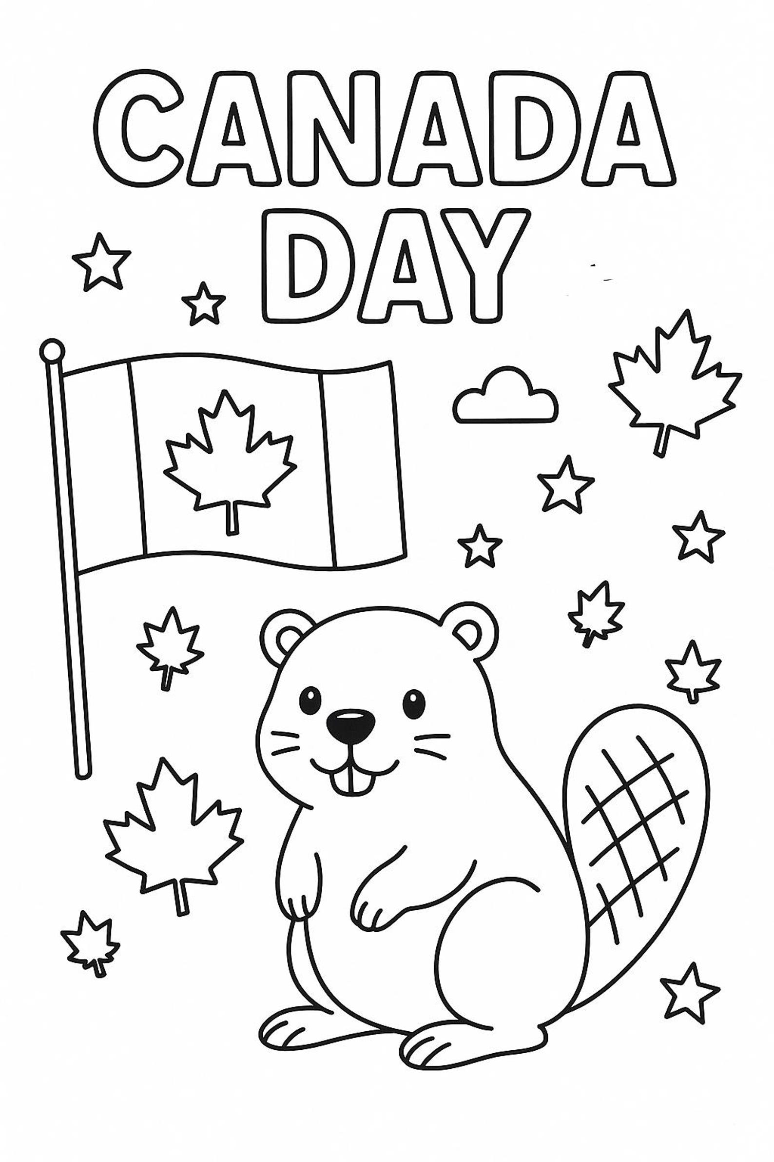 Canada Day Colouring Sheets Set of 5 | Preschool, Montessori, Reggio ...