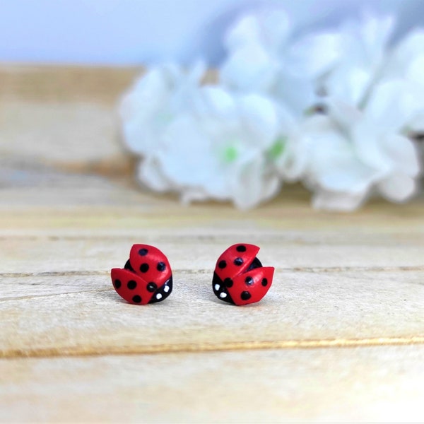 Ladybug Nose Stud - Etsy