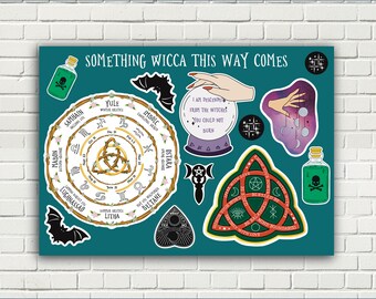 Wicca Sticker Sheet - Etsy