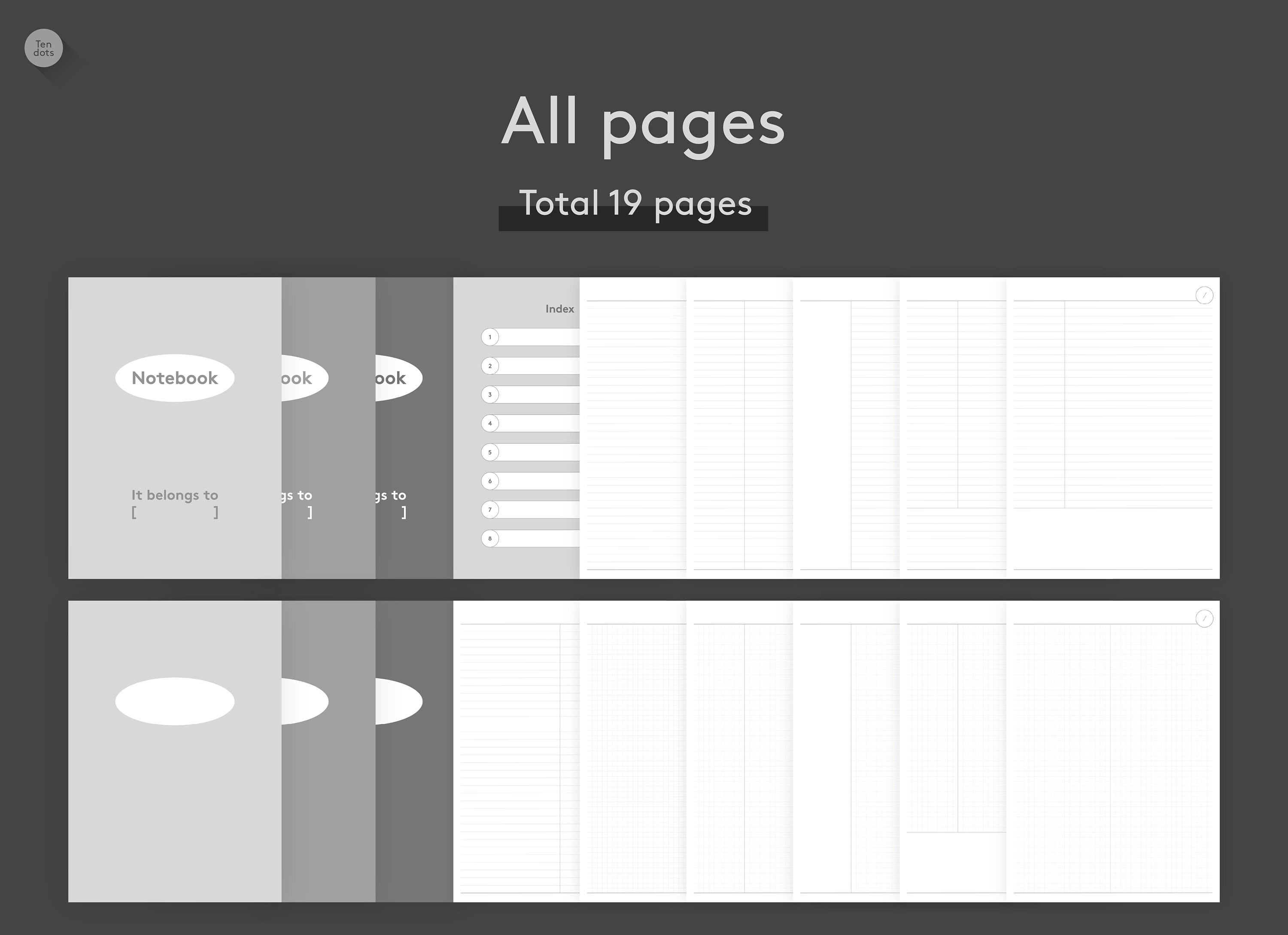 Digital Notebook A4 Size Classic Notebook for Everyone Students ...