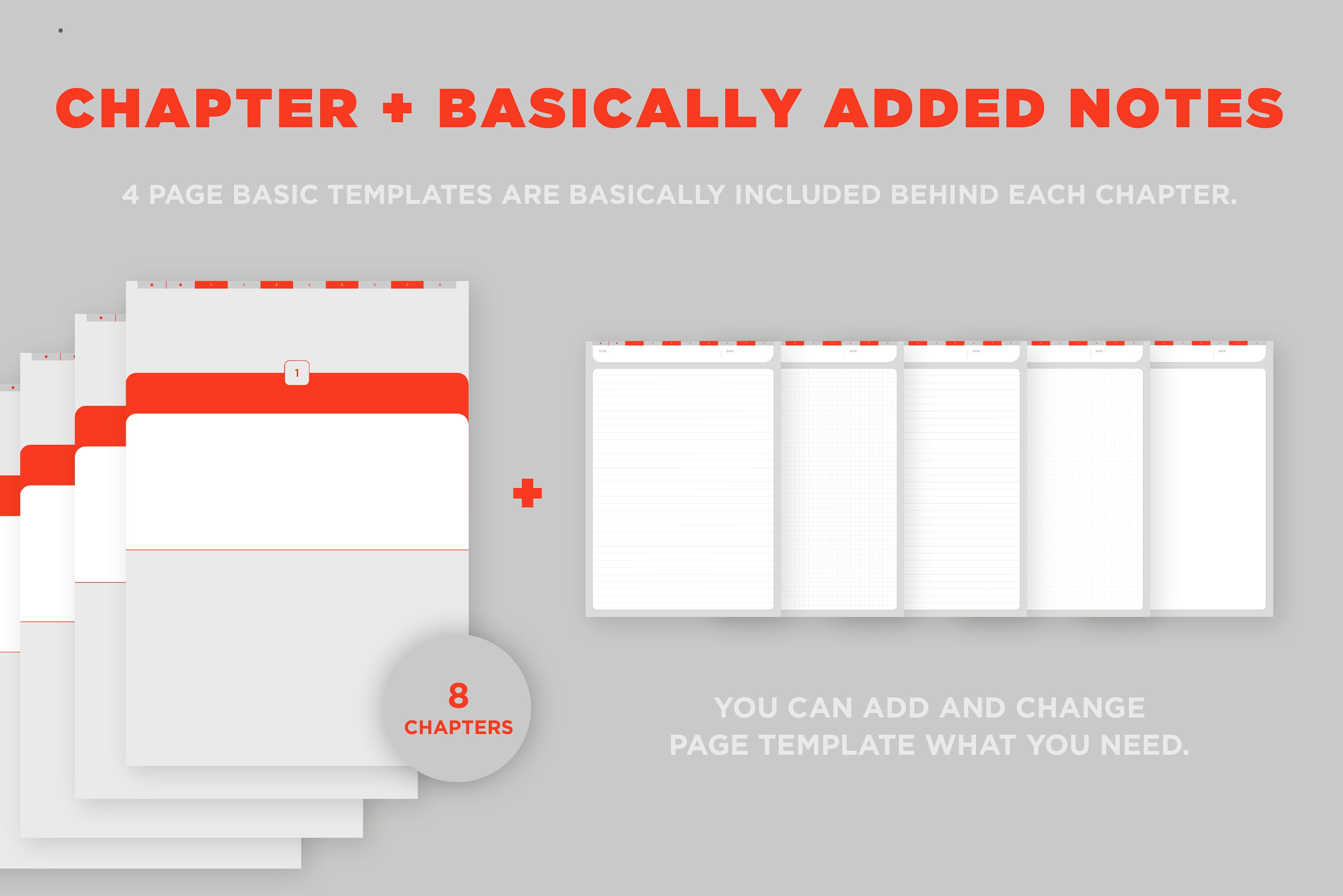 Digitales Notizbuch NEON Farbe GoodNotes & Notability Template ...