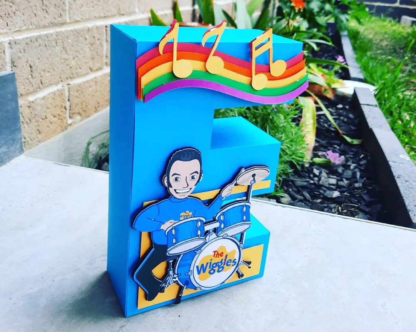 The Wiggles 3D Letters Baby Name Letters Birthday Cake Etsy The Wiggles 3D Letters Baby Name Letters Birthday Cake Etsy