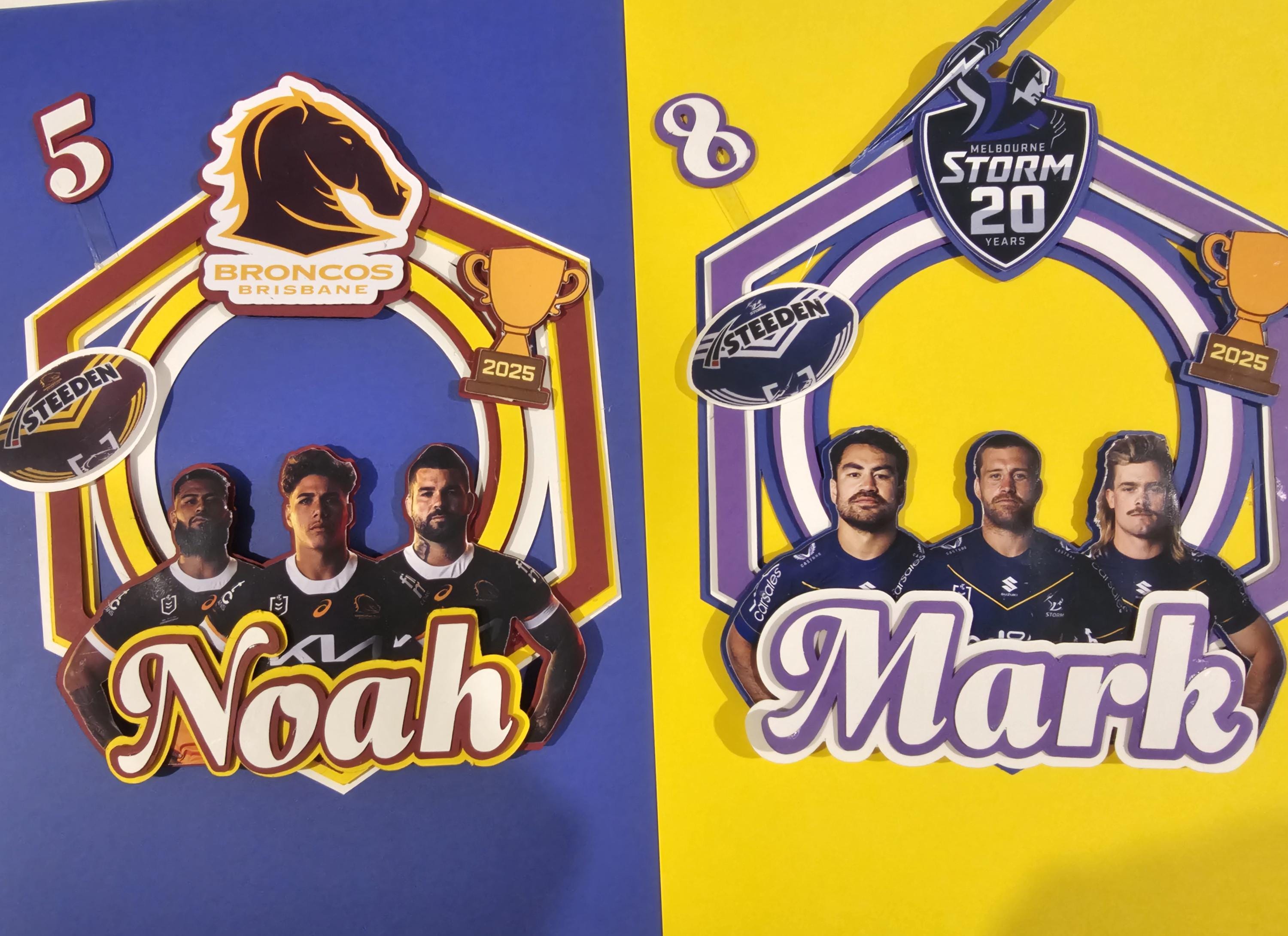 Custom Sports Team Cake Topper: NRL Grand Final, Any Team - Etsy Australia