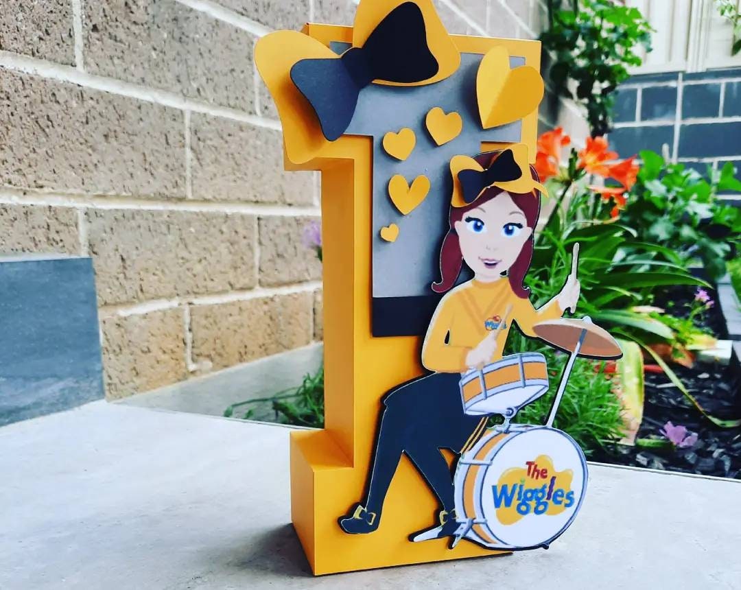The Wiggles 3D Letters, Baby Name Letters, Birthday, Cake Smash, Photo ...