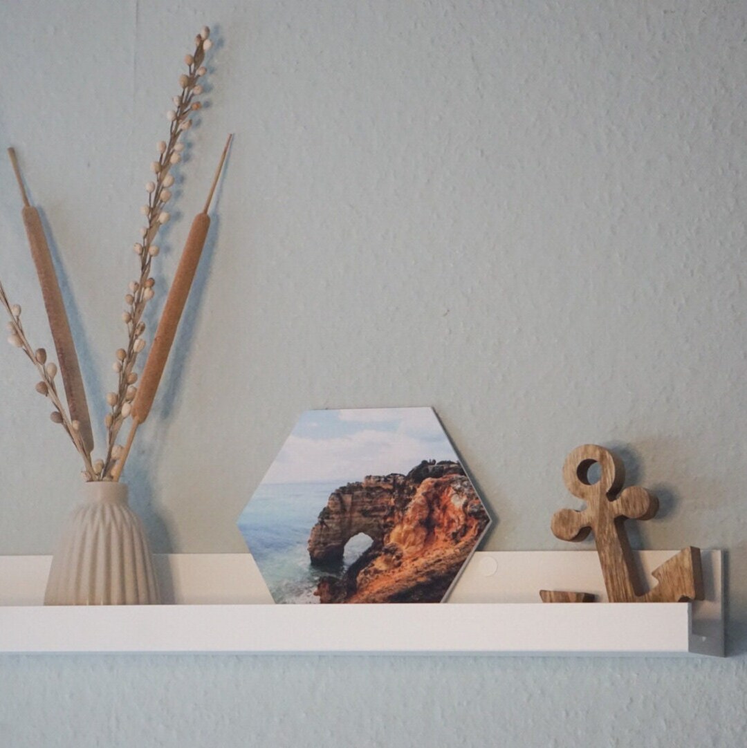 Hexagon Mural, A Piece of Nature for Your Wall, Living Room Design ...