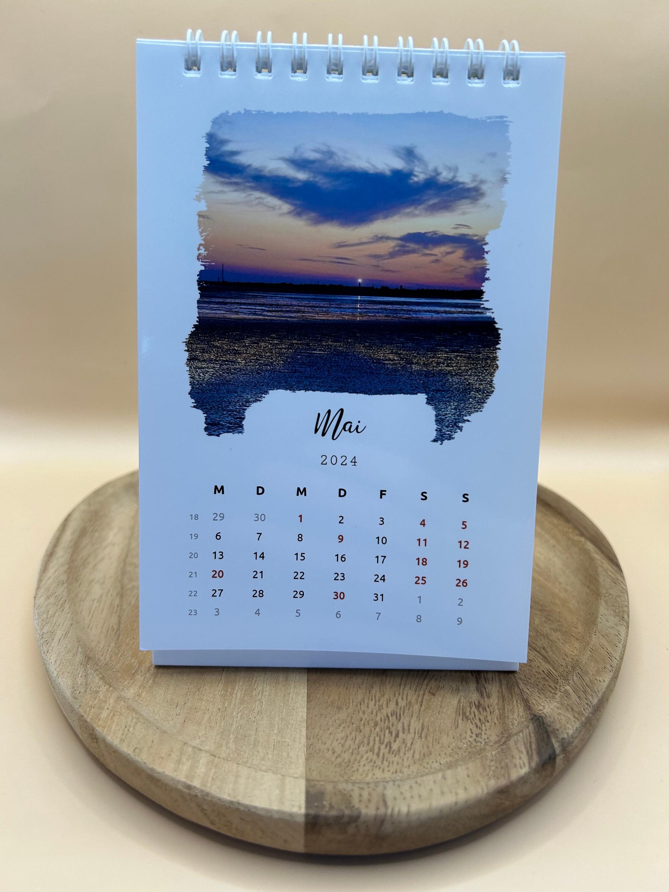 North Sea Calendar 2024, Annual Calendar, Desk Calendar, Coastal ...