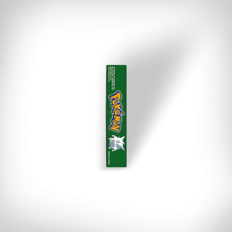 Pokemon Green Box for Game Boy Nintendo US Version HQ - Etsy