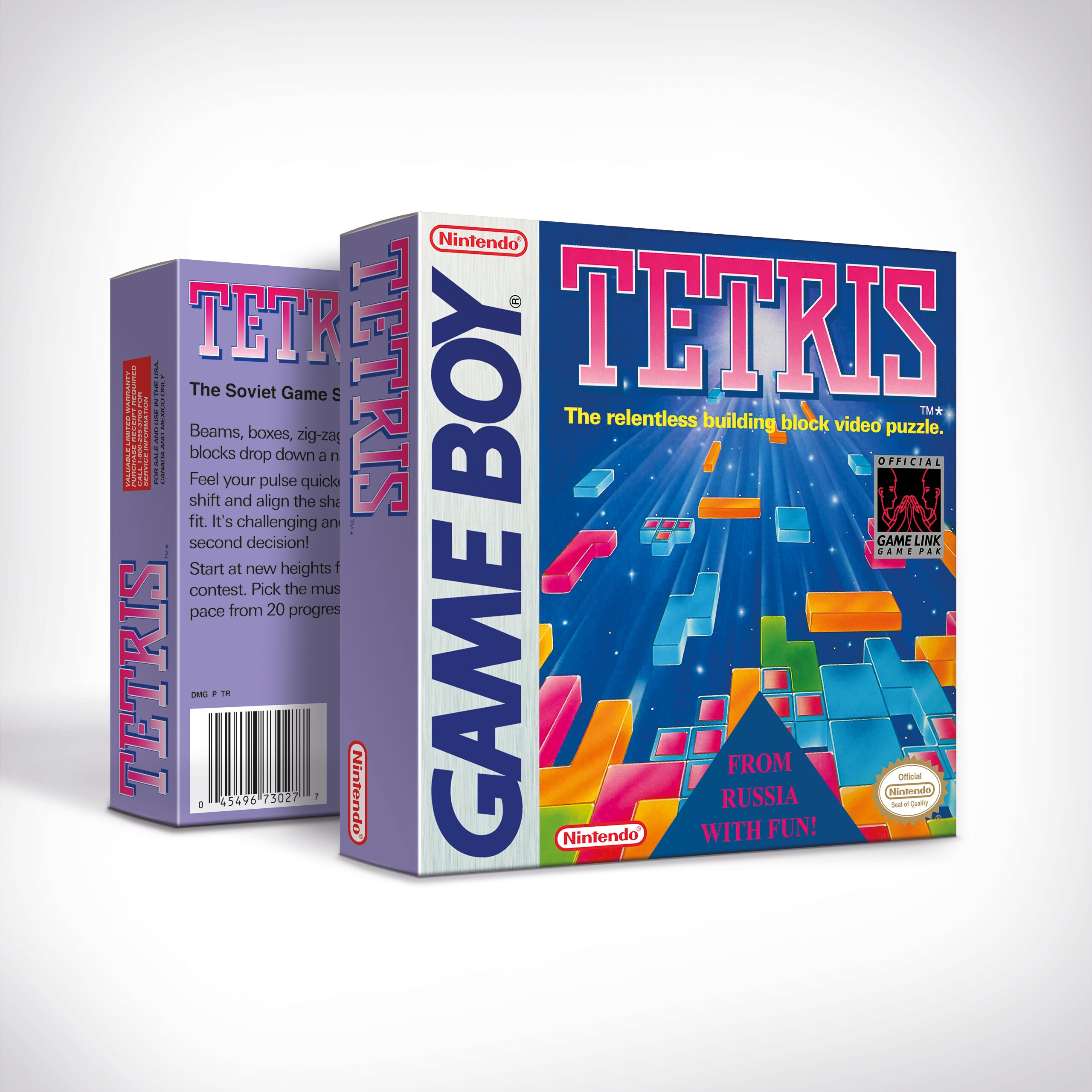 Tetris Box for Game Boy Nintendo US Version HQ Inner - Etsy Canada