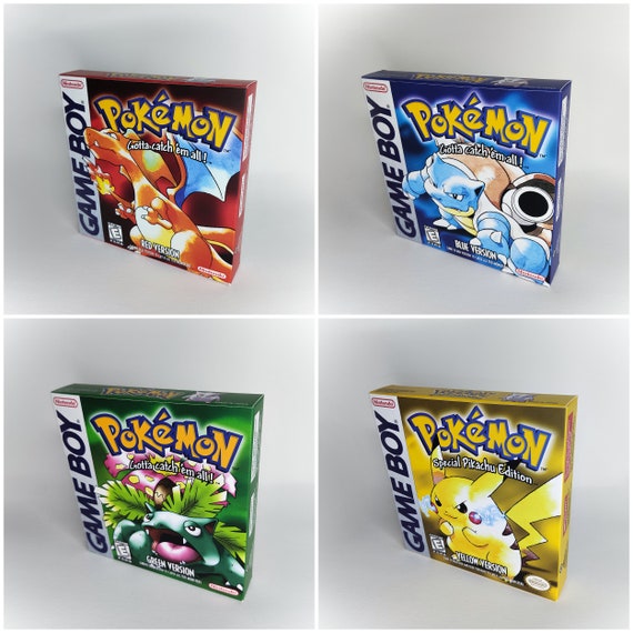 Pokemon Red And Green And Blue And Yellow