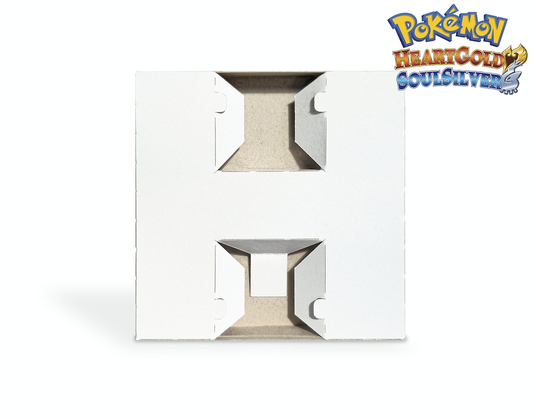 Nintendo DS Pokemon Heartgold & Soulsilver Inlay Replacement Cardboard ...