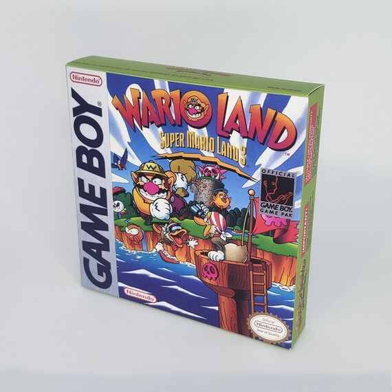 Super Mario Land 1,2,3 Case High Quality Reproduced Replacement Box ...