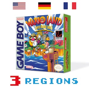 Wario Land: Super Mario Land 3 Box for Game Boy Nintendo - 3 Regions ...