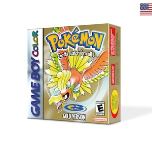 Pokemon Gold Box for Game Boy Nintendo - US Version - HQ - Inner Tray ...