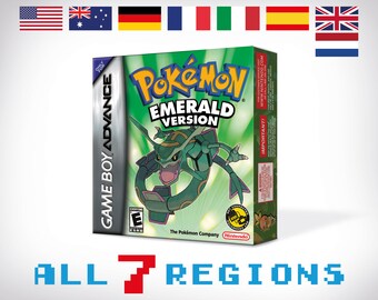 Pokemon Ruby Box for Game Boy Nintendo 7 Regions HQ - Etsy