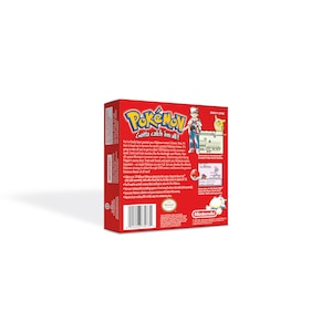 Pokemon Red Box for Game Boy Nintendo - US Version - HQ - Inner Tray ...