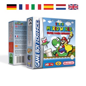 Super Mario Advance 2 - Super Mario World Box for Game Boy Nintendo - 3 ...