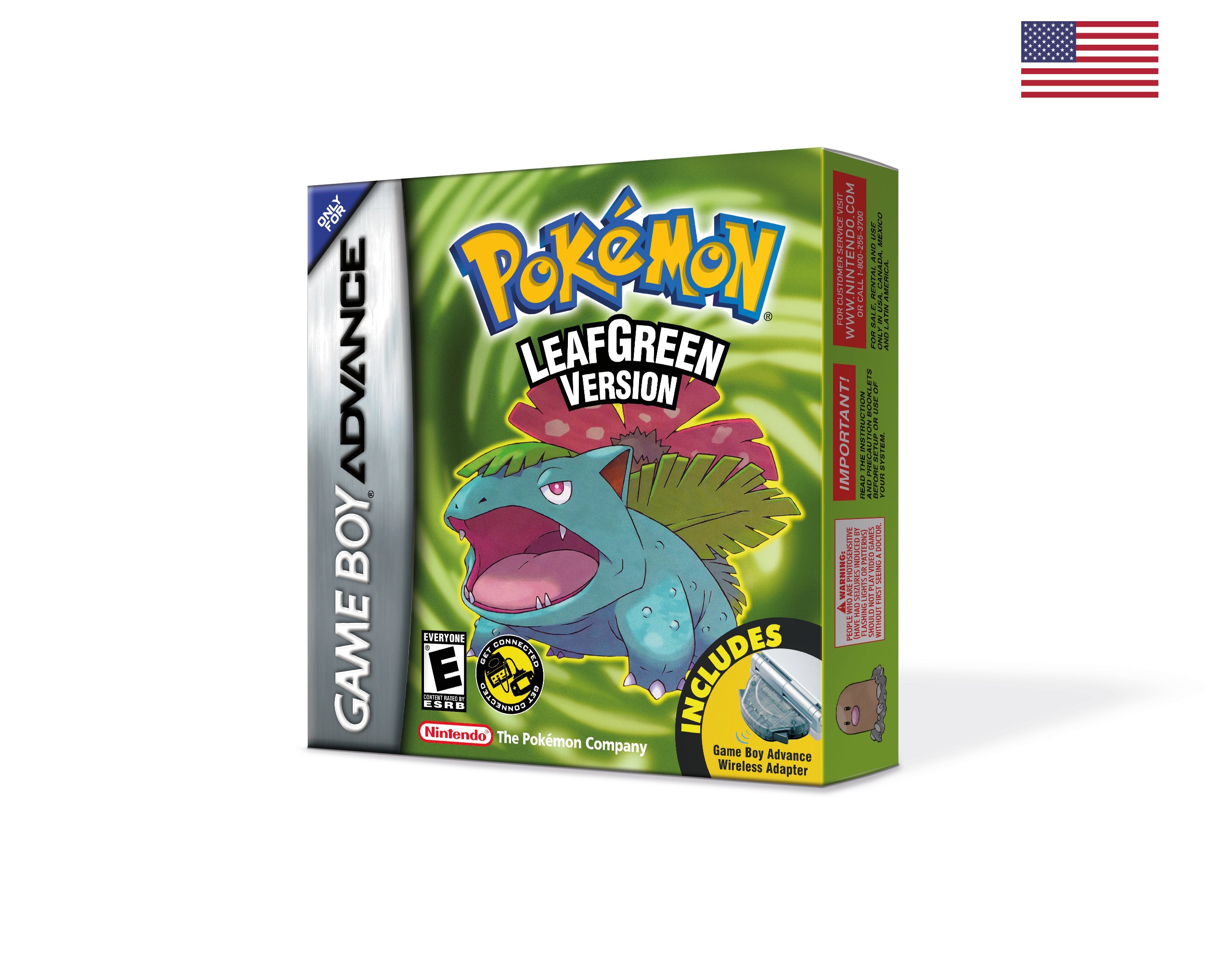 selling onlinestore Nintendo Game Boy Advance Pokemon LeafGreen Version ...