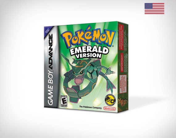 Pokemon Emerald Box for Game Boy Nintendo US Version HQ - Etsy