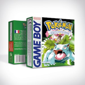 Pokemon Green Box for Game Boy Nintendo 4 Regions HQ - Etsy