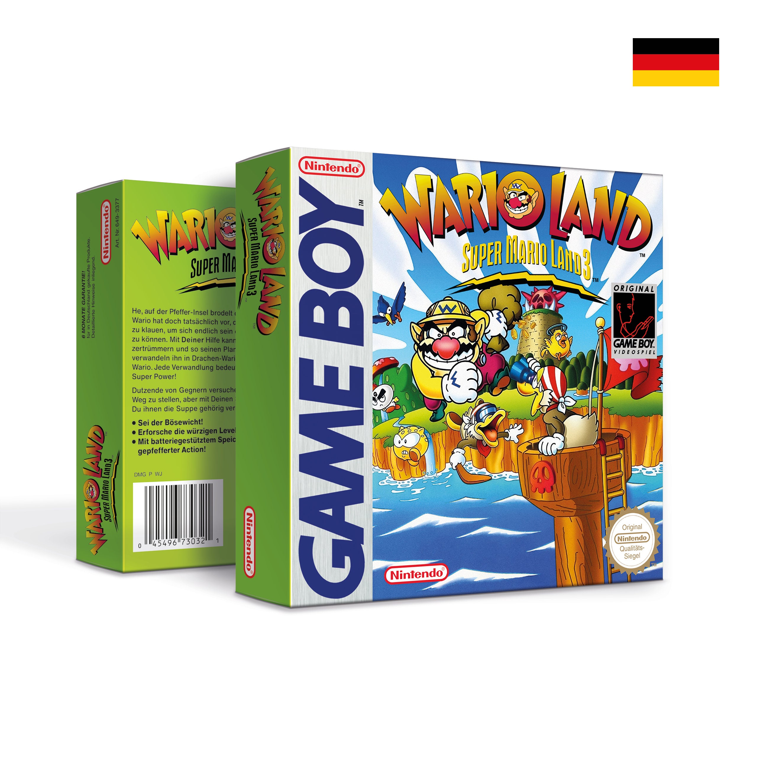 Wario Land Game Boy Wario Land: Super Mario Land 3 (Renewed) – Classic ...