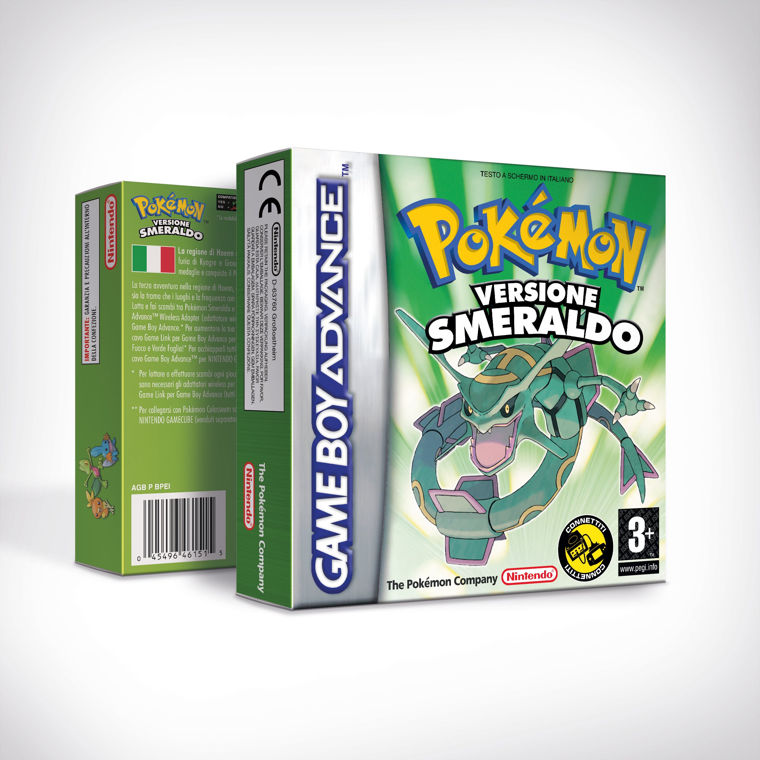 Pokemon Emerald Box for Game Boy Nintendo 7 Regions HQ - Etsy UK