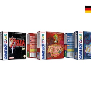 The Legend of Zelda 3 Boxes for Game Boy Color Nintendo - 7 Languages ...