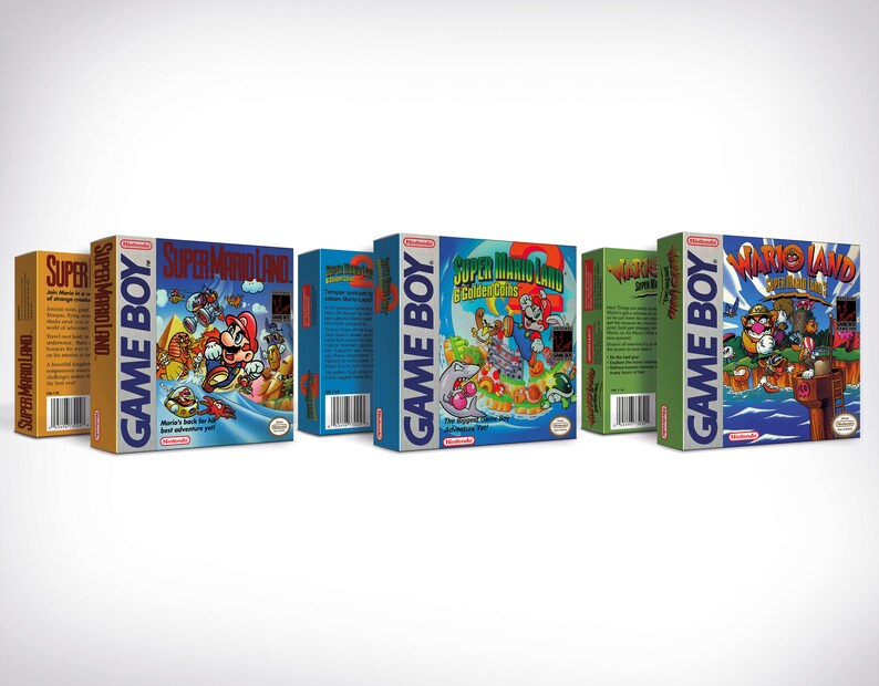 Super Mario Land 1 2 3 for Game Boy Nintendo US Versions - Etsy