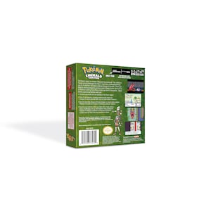 Pokemon Emerald Box for Game Boy Nintendo - US Version - HQ - Inner ...